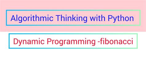 Dynamic Programming Advantages Disadvantages Youtube