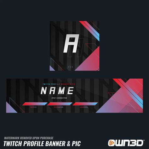 Nova Banners De Perfil Da Twitch Own3d