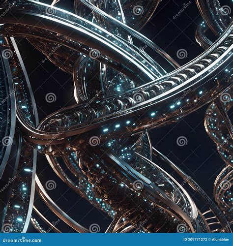 Dna Double Helices Are Depicted With Vivid Colors Against A Radiant Background Royalty Free