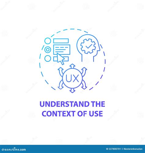 Understand Context Of Use Concept Icon Cartoon Vector Cartoondealer
