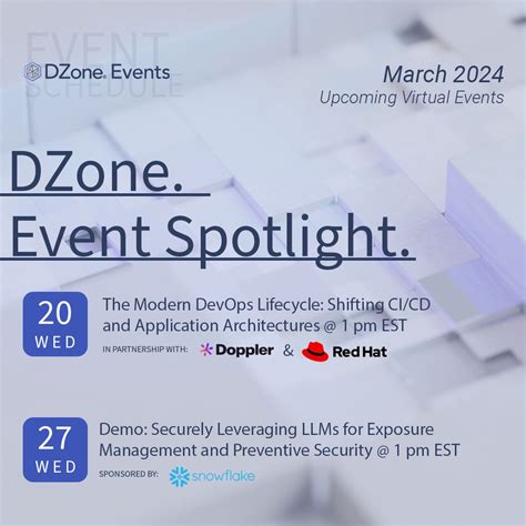 dzone on linkedin devops security techevents