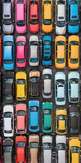 Overhead City Gridlock Premium Ai Generated Image