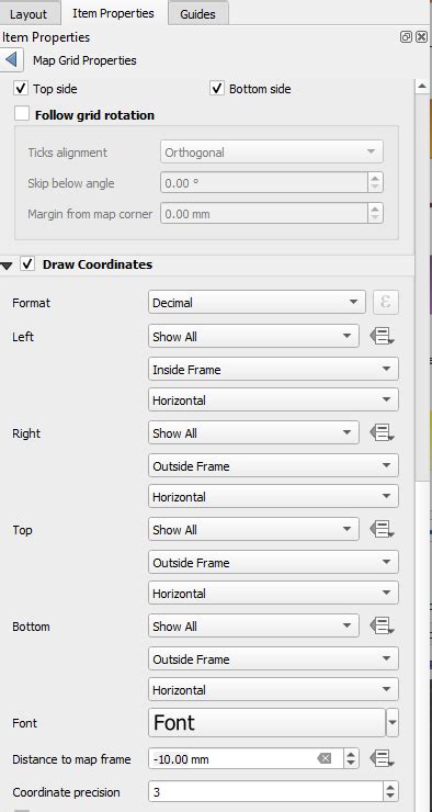 Map Frame Coordinates Not Exported To PDF If They Have A Negative Spacing And A Map Layer Render