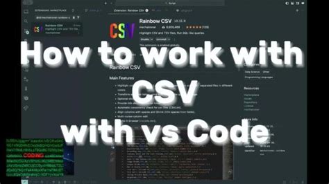 Vscode Extension Save Time With Csv Data Abdallah Yashir Ramsing Posted On The Topic Linkedin