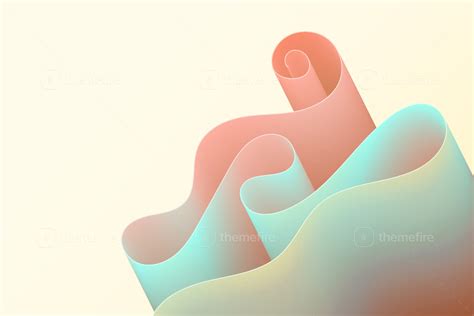 Gradient Curved Shape Backgrounds Themefire