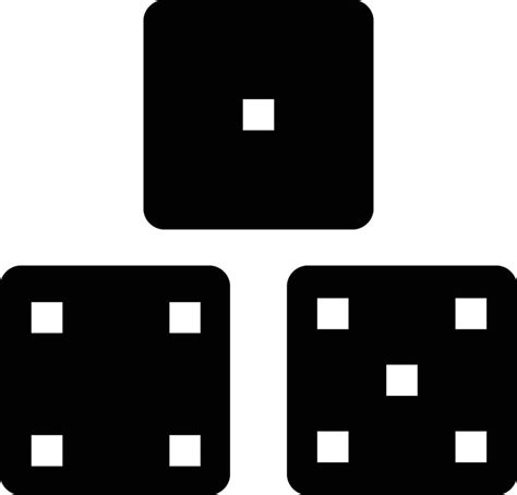 Rounded Filled Dice Icon 36486330 Vector Art At Vecteezy