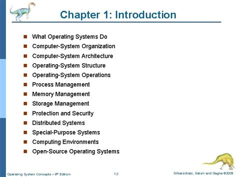 operating systems chapter 1 introduction operating system concepts