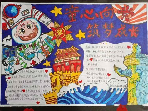 【童心向党、筑梦成长】红色手抄报作品展览第十期指导