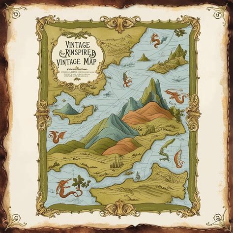 Map Illustrations A Visual Guide To Geography Premium Ai Generated Image