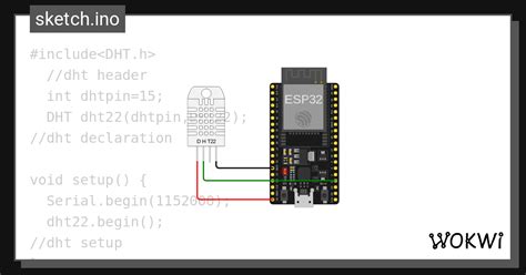 Dht Sensor Wokwi Esp32 Stm32 Arduino Simulator