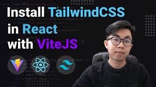 How To Use Tailwind Css In React With Vite Install Tailwindcss Daisyui In React With Vite Code