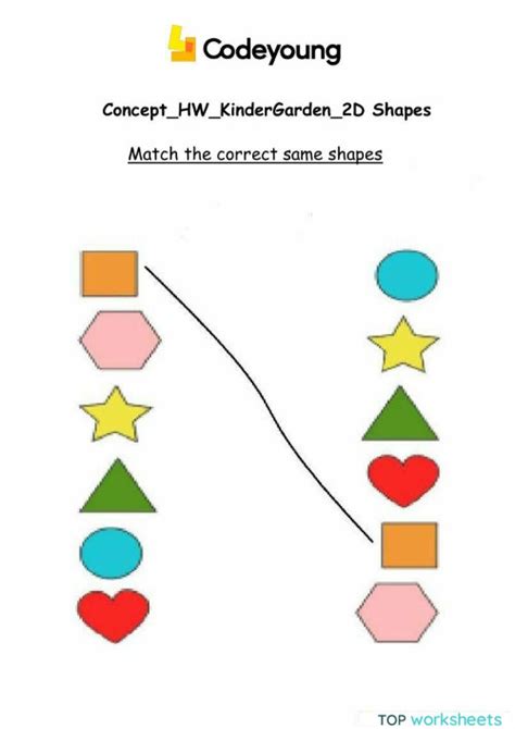 2 D Shape Interactive Worksheet Topworksheets