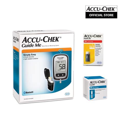Accu Chek Guide Me Meter 25s Strips 24s Lancets Expiry Date 2026 02