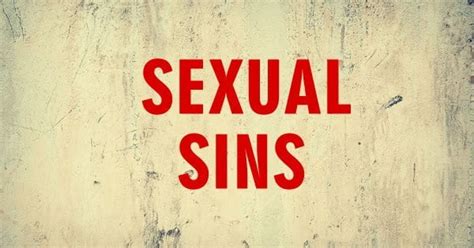 Yes Sexual Sin Matters CultureWatch
