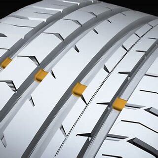 Tread Wear Indicators Yellow Located Inside The Main Tread Grooves Download Scientific