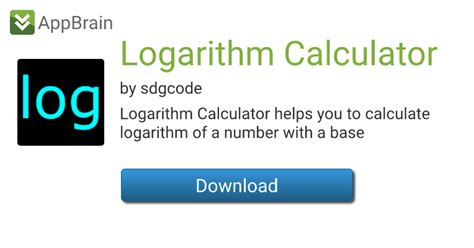 Logarithm Calculator For Android Free App Download