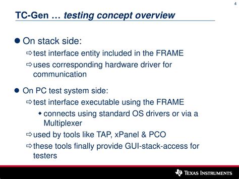 Ppt Automated Test Case Generation With Tc Gen An Introduction