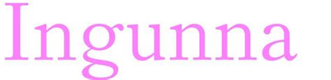 Ingunna Name For Girls UK Baby Names