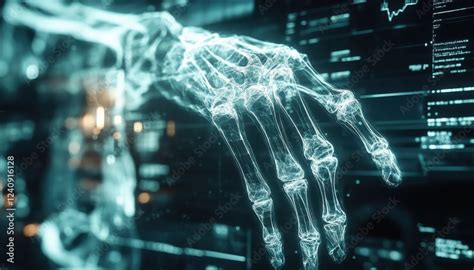 Advanced Medical Scanner Futuristic Radiology For Early Arthritis