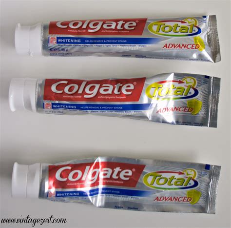 Tip How To Squeeze A Toothpaste Tube ~ Dianes Vintage Zest