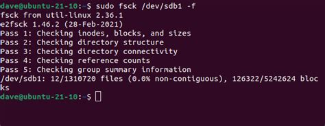 How To Use The Fsck Command On Linux