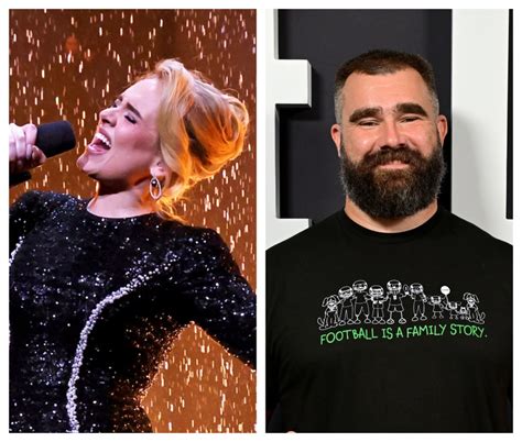 Jason Kelce Caught Belting It Out At Adele Concert