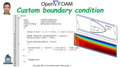 Programming In OpenFOAM Writing A Custom Boundary Condition YouTube