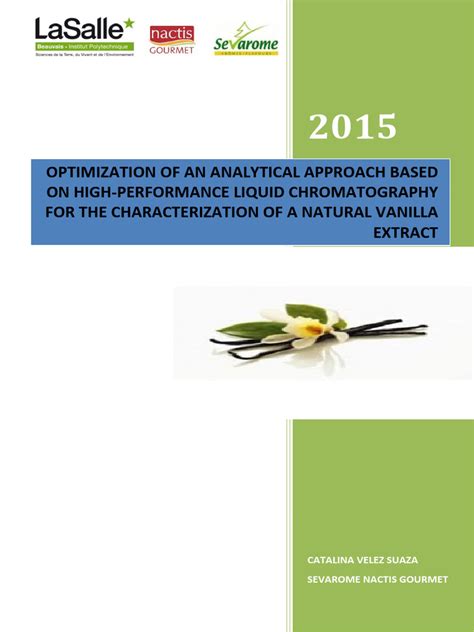 Optimization Of An Analytical Approach Based On High Performance Liquid Chromatography For The