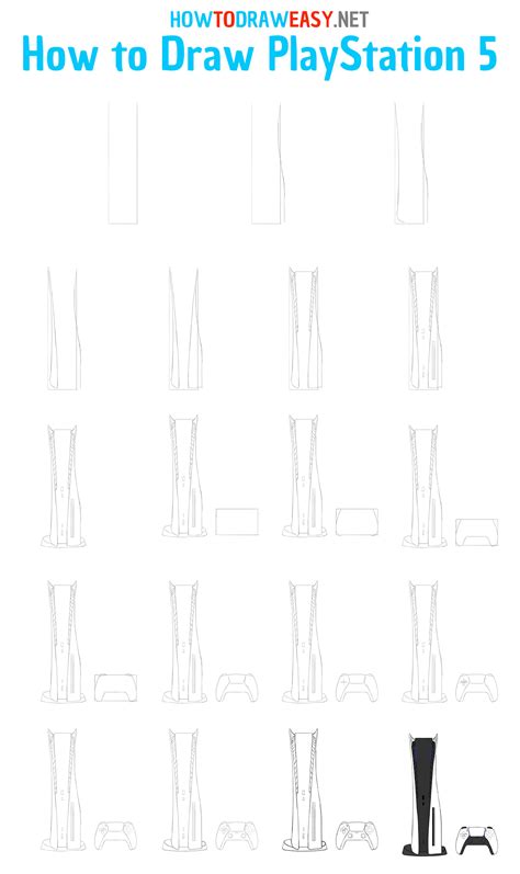 How To Draw A PlayStation How To Draw Easy