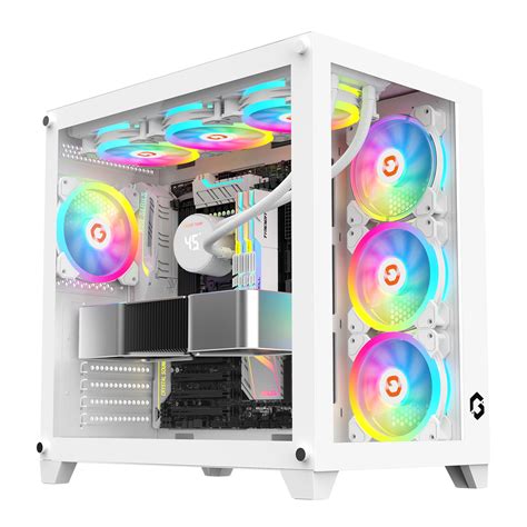 Gameon Emperor Artic Series Mid Tower Gaming Case White Gameon Store