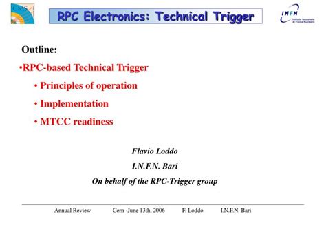 PPT RPC Electronics Technical Trigger PowerPoint Presentation Free Download ID