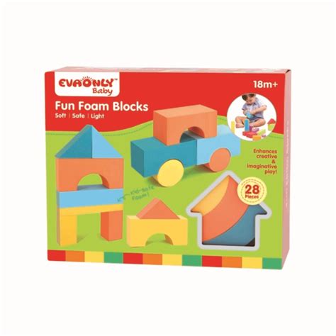 Foam Blocks Set Of 28 Brite Idea