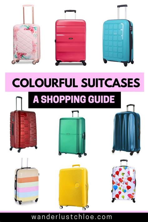 14 Most Colourful Suitcases And Luggage 2023 Guide Artofit
