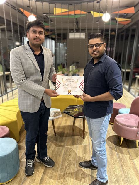 Neelesh Pamnani On Linkedin Internship Professionalgrowth Learning Crewaretechnologies