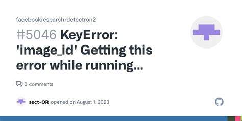 keyerror image id getting this error while running evaluator on my