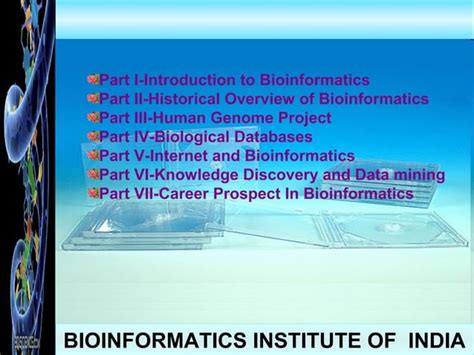 Bioinformatics PPT Biological Sciences Science