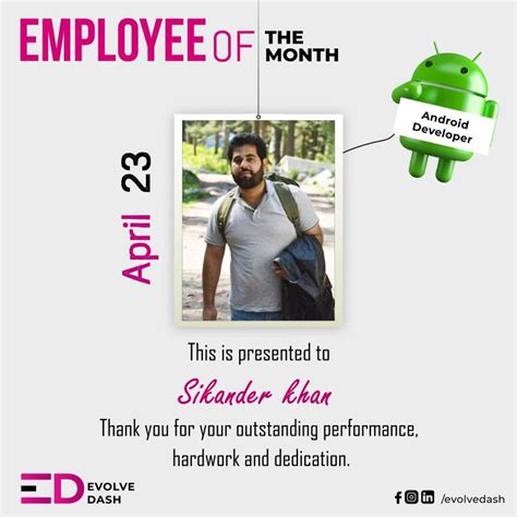 Evolvedash Inc On Linkedin Employeeappreciation Employeeofthemonth Employeerecognition