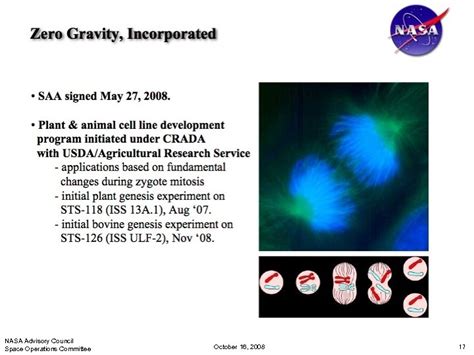 NASA Advisory Council Space Operations Committee Kennedy Space