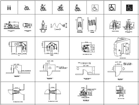 Disabled Cad Blocks 2 Cad Download Cad Design Free Cad Blocks