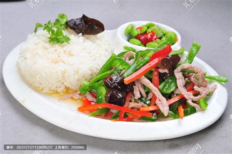 青椒肉丝盖饭图片素材下载 食品餐饮素材下的中国菜系图片素材 汇图网