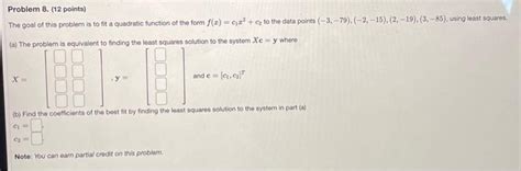 solved problem 8 12 points the goal of this problem is to