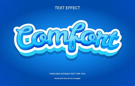 Comfort Text Effect Graphic Style Panel 14990475 Vector Art at Vecteezy