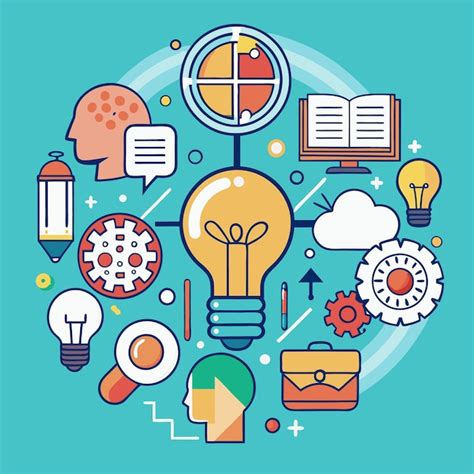 Ignite Ideas Creative Thinking And Innovation Strategies Premium Ai Generated Vector