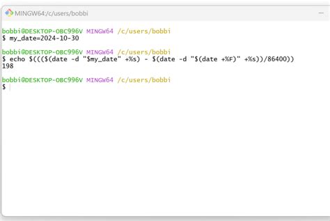 How To Calculate Date Difference In Bash With Example Collecting Wisdom