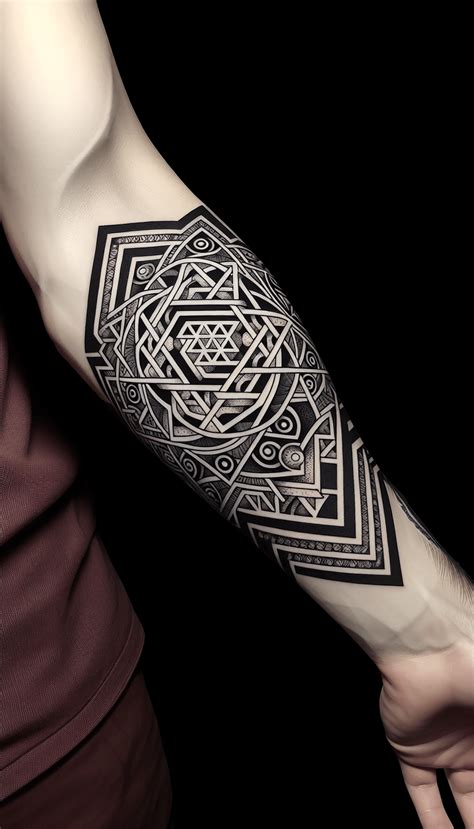 Decoding Geometric Framework Tattoos Meaning And Best Body Locations