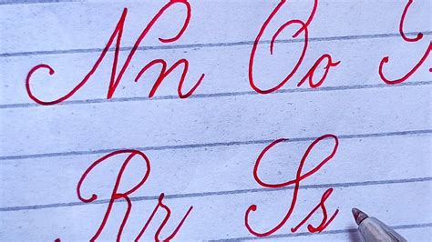 How To Write Cursive Writing From Aa To Zz Using Gel Pen YouTube