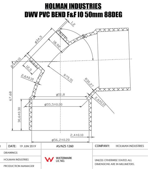 Dwv Pvc Pipe 50mm X 6m Holman Plumbing Dwv Pvc Pipe 50mm X 6m Holman Plumbing