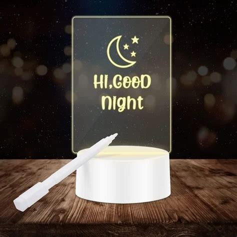 Glass Led 3d Creative Visualization Lamp Decorative Table Lamps