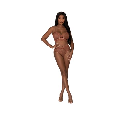 Magic Silk Caramel Kiss Bralette And G String Panty Carmel L Xl Shop