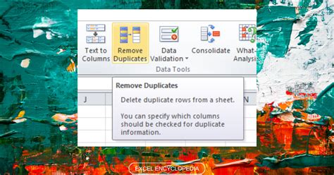 Cara Menghapus Duplikasi Data Menggunakan Fitur Remove Duplicates Excel Encyclopedia